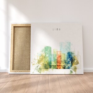 Lima Framed Canvas Wall Art, Peru Prints on Canvas, Ready to Hang at ...