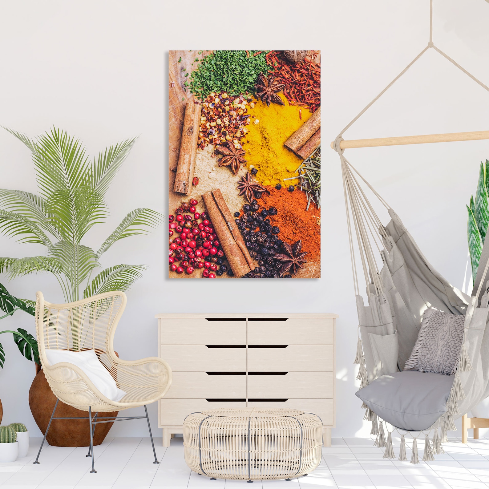 Spice Modish Art Decor for Kitchen Spices Colorful Decor for - Etsy