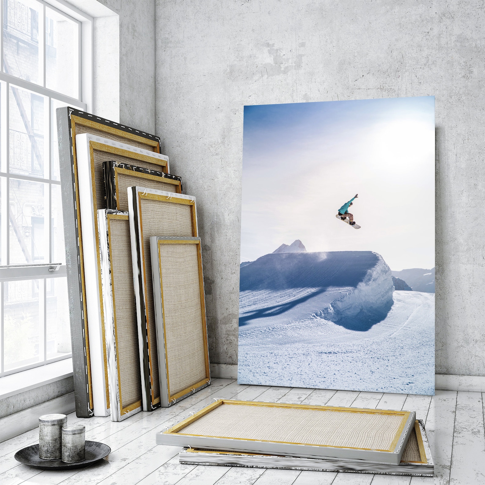 Snowboard Canvas Snowboard Print Snowboard Wall Art Snowboard | Etsy
