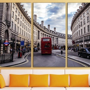 London print London canvas London wall art England wall art | Etsy