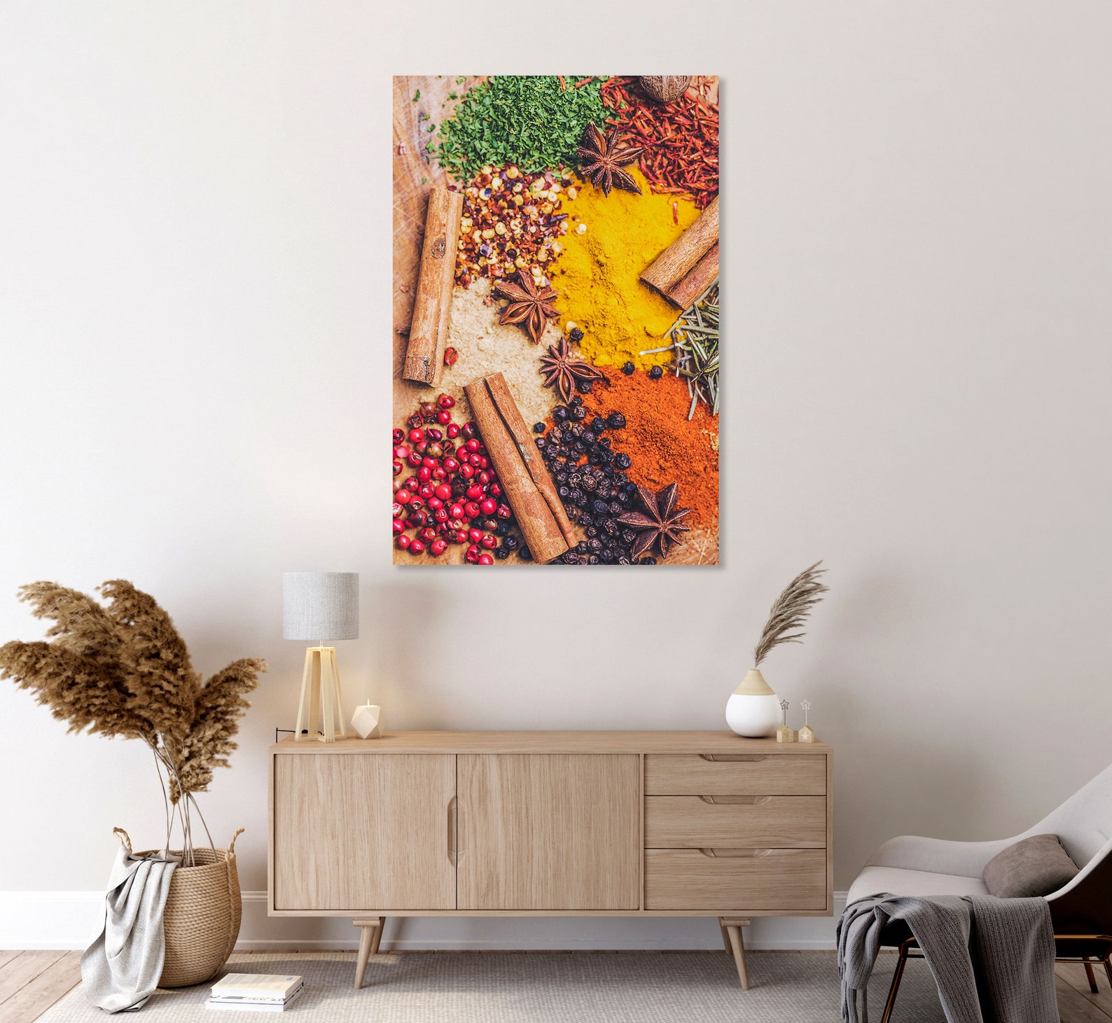 Spice Modish Art Decor for Kitchen Spices Colorful Decor for - Etsy