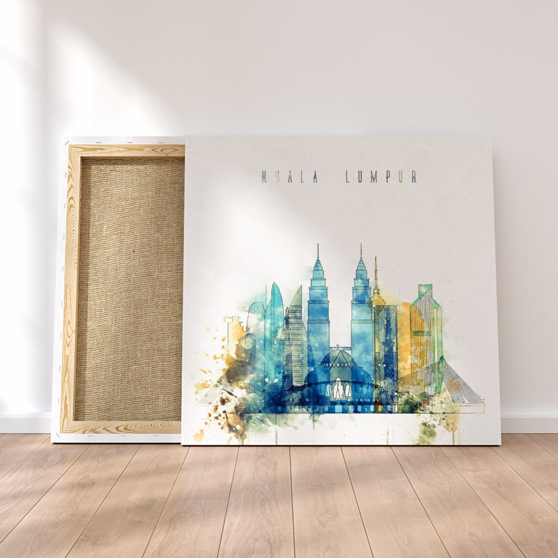 Kuala Lumpur Framed Canvas Wall Art Malaysia Artistic Prints | Etsy