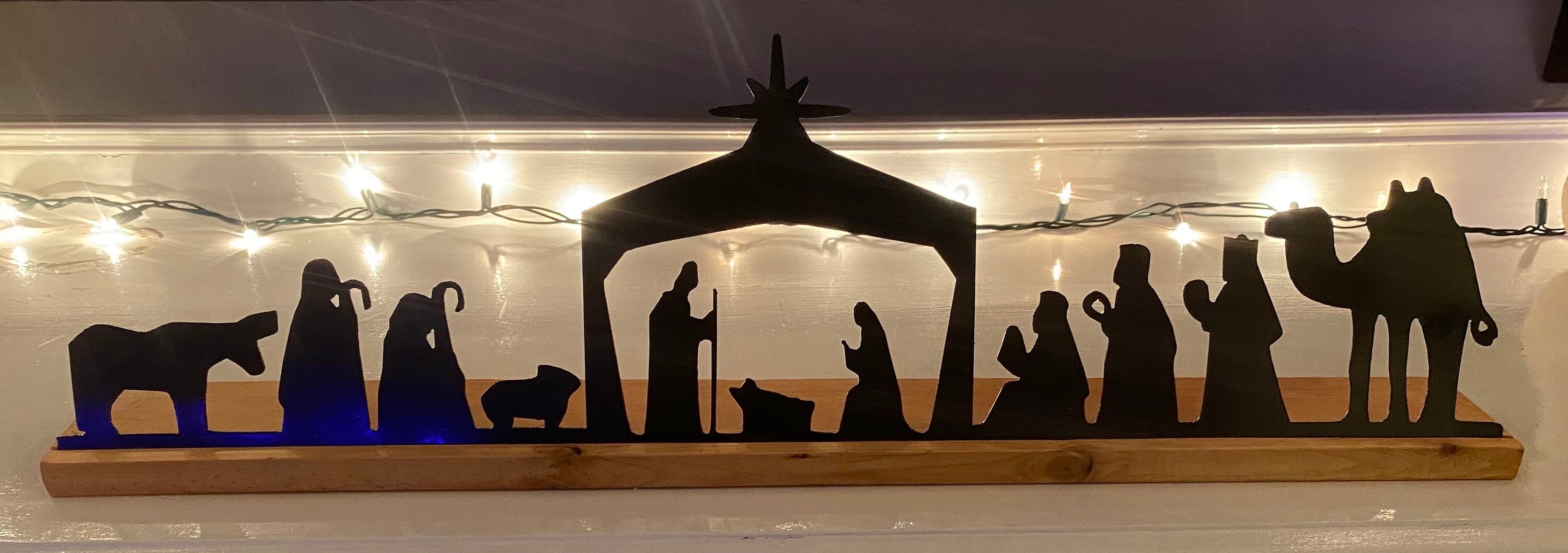 Metal 28” Nativity Scene / Silhouette Nativity - Etsy
