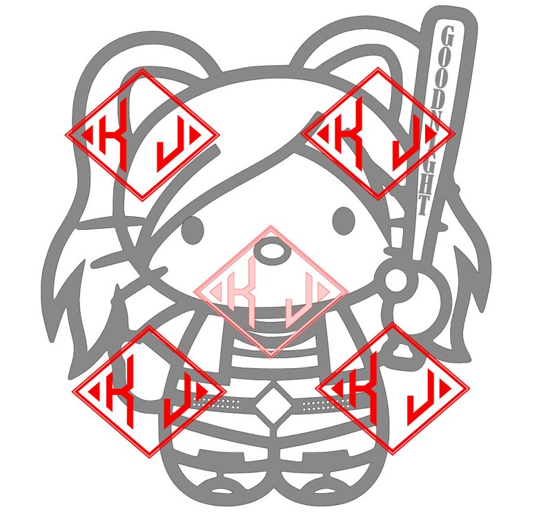 Harley Quinn Kitten Kitty - Etsy