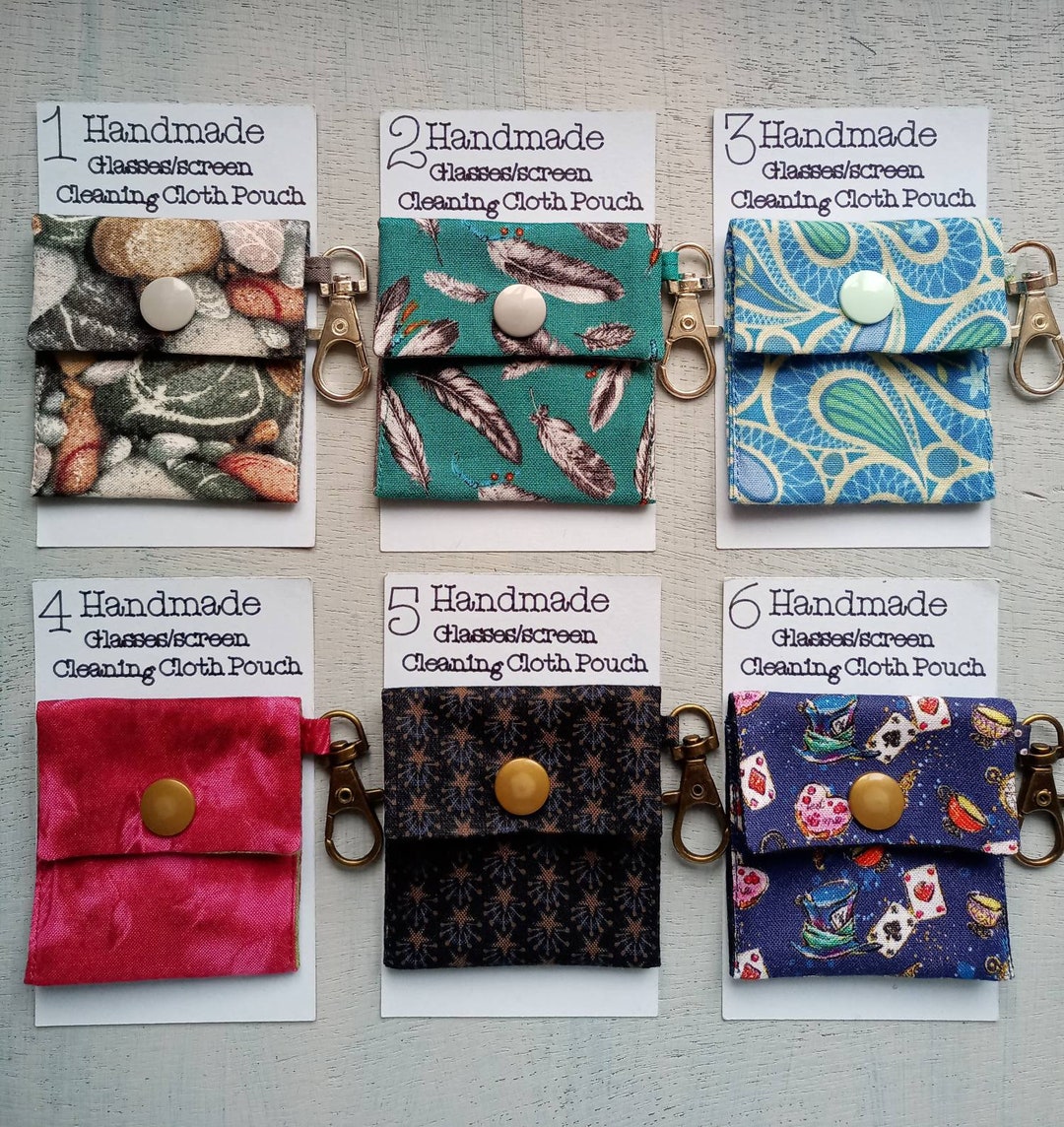 Glasses Cleaning Cloth Pouch Cloth Pouch Small Pouch Coin - Etsy