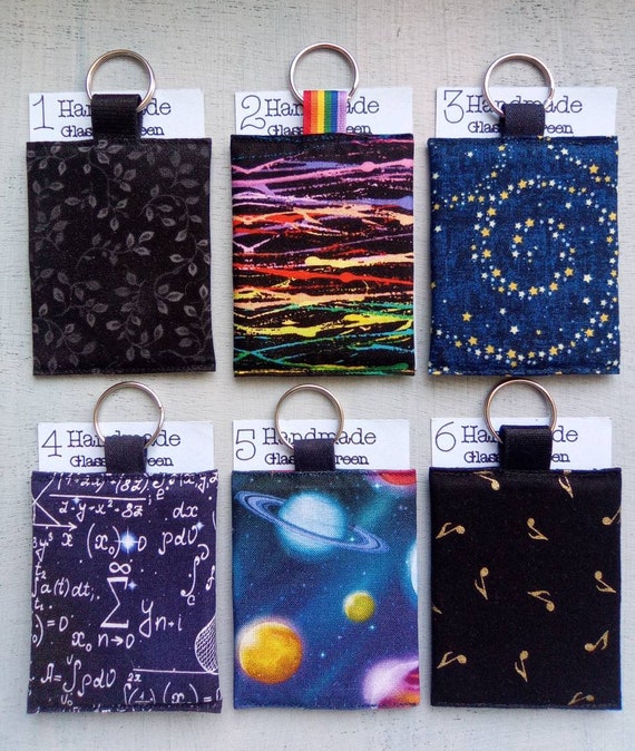 Lens Cleaning Cloth Pouch With Microfibre Cloth | Etsy