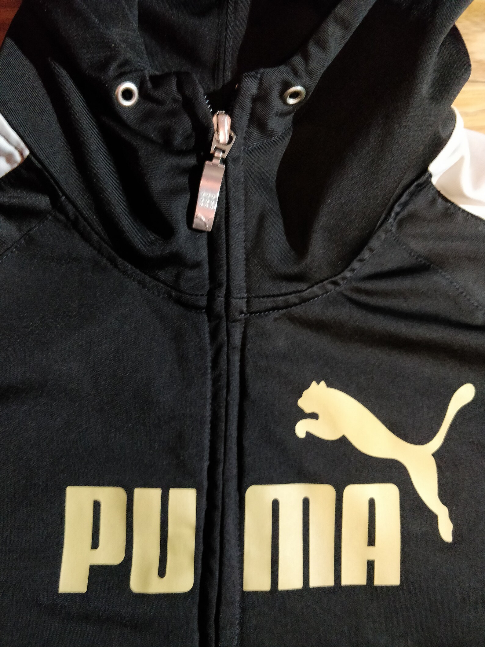Puma Vintage Womens Tracksuit Top Hooded Jacket Hoodie Black | Etsy