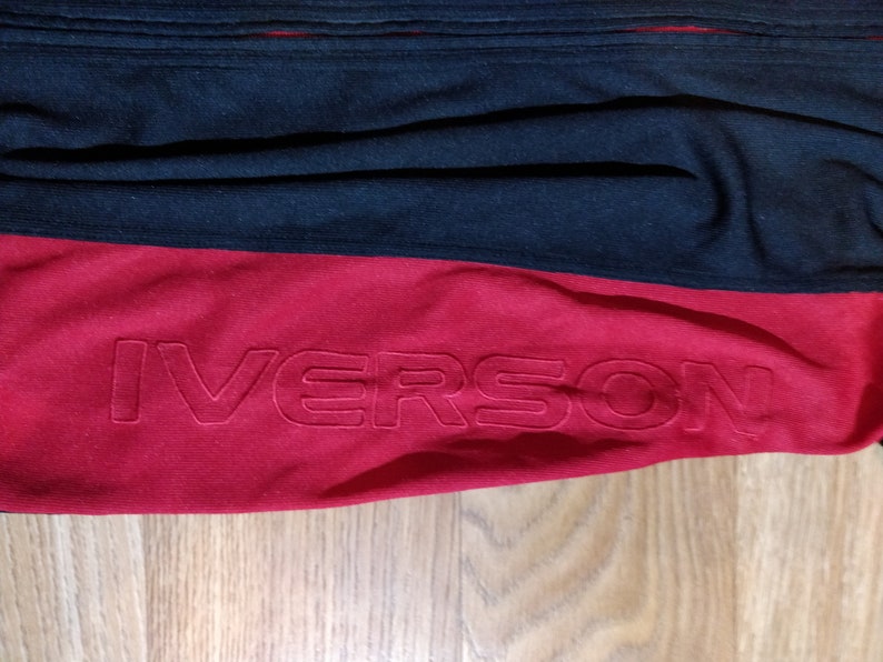 Reebok I3 Allen Iverson Limited Basketball Jersey Track Zip - Etsy