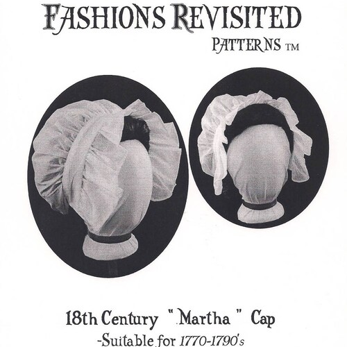 18th Centurymartha Cap Sewing Pattern by Fashions - Etsy