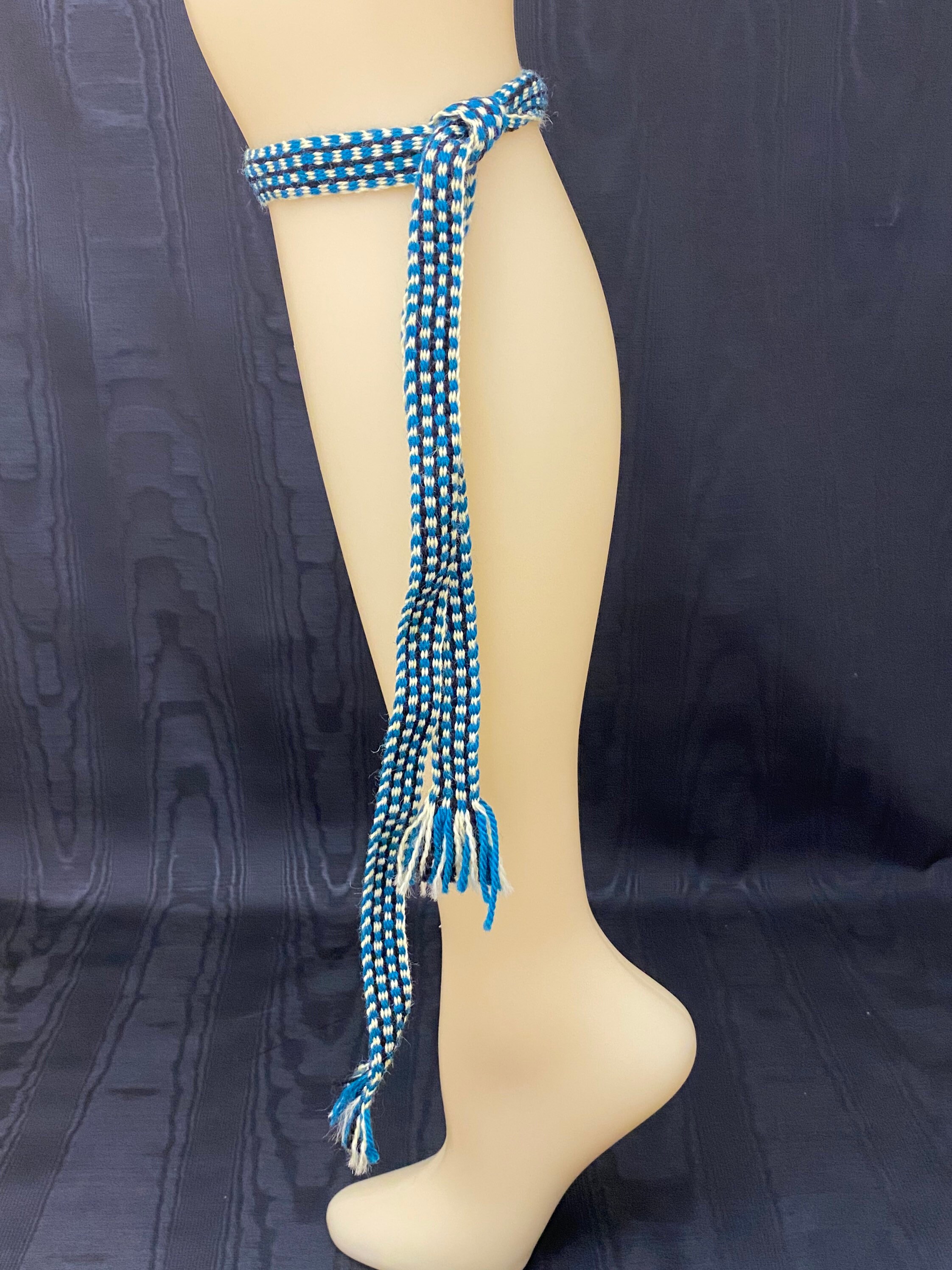 Wool Garters Hand Loomed-18th Century Reproduction Garters | Etsy