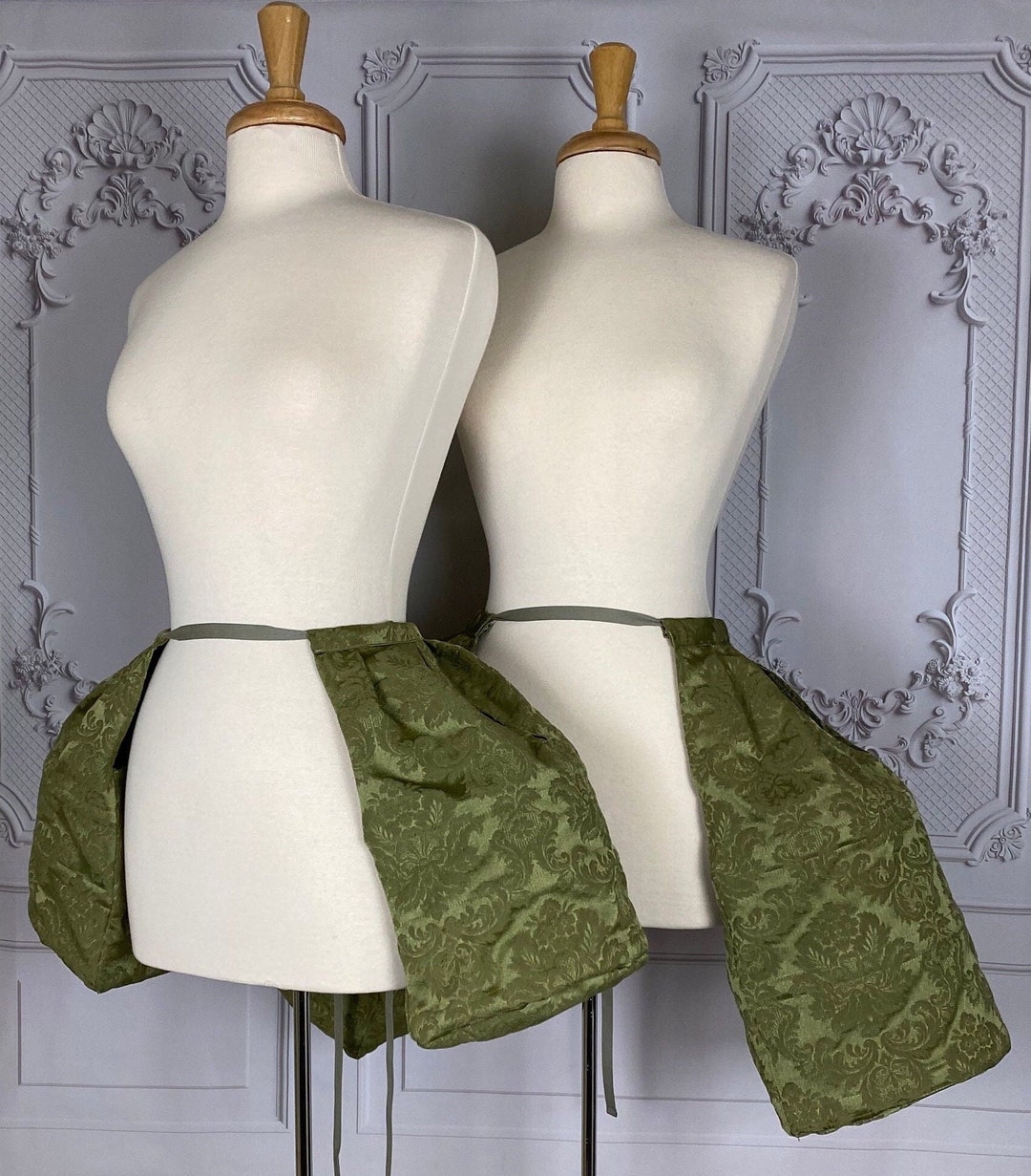 Pocket Hoops-damask-2 Sizes-18th Century Reproduction Pannier-1750-1790 ...