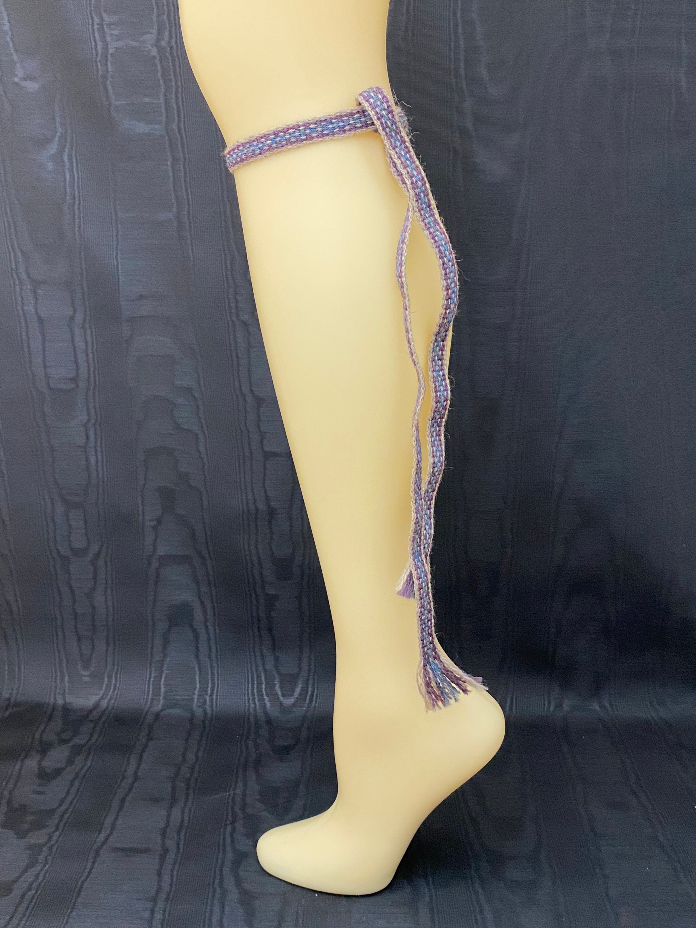 Wool Garters Hand Loomed-18th Century Reproduction Garters | Etsy