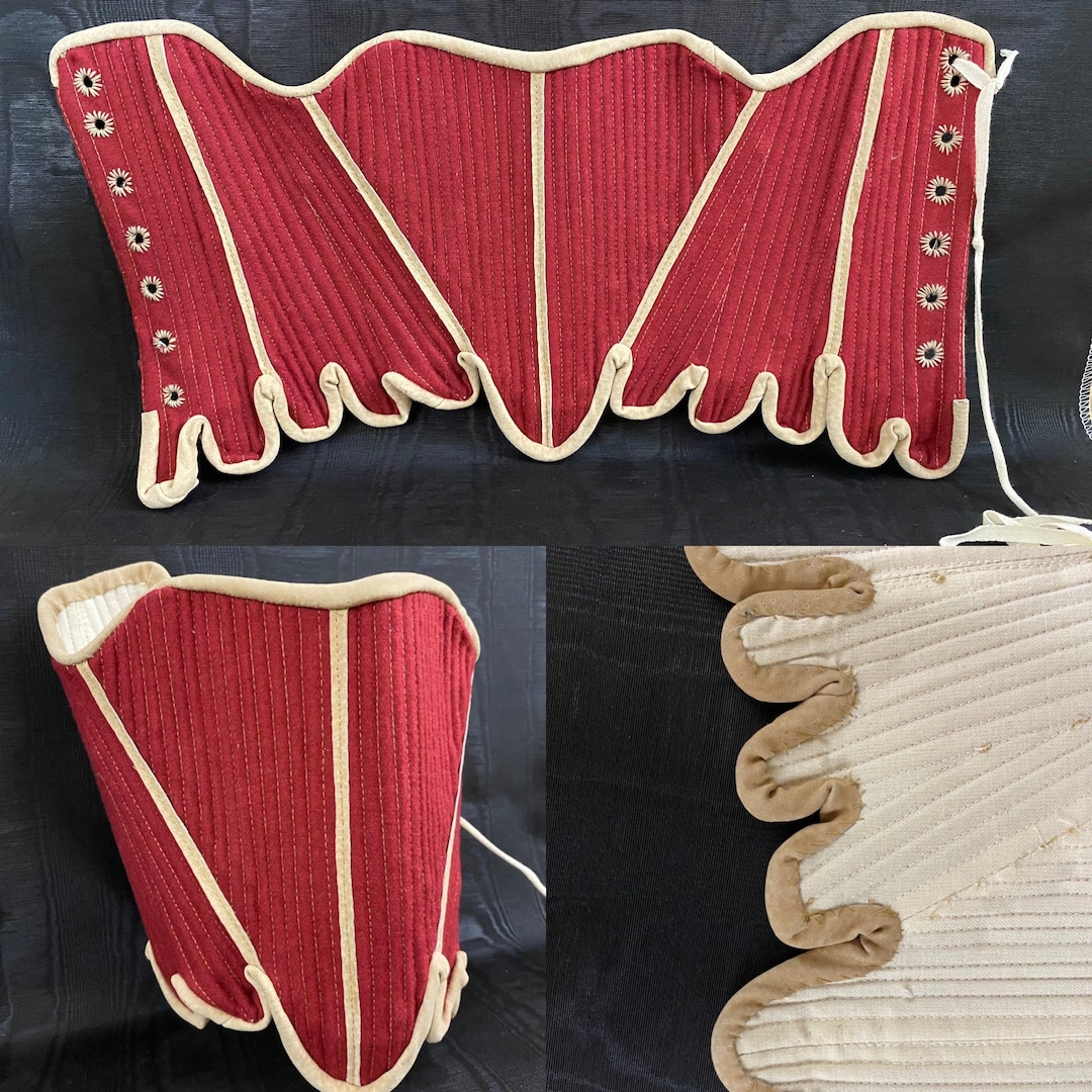 Child Stays-18th Century Reproduction Fully Boned Wool With Leather ...