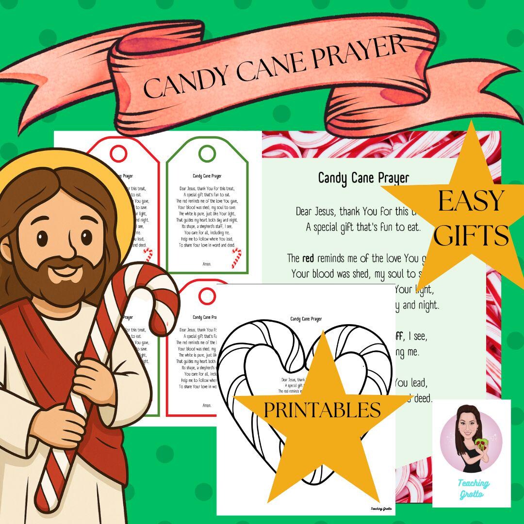 Candy Cane Prayer and Tags: A Sweet Way to Celebrate Christmas Sunday ...