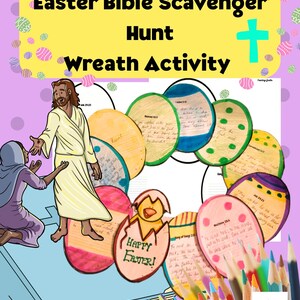 Easter Bible Scavenger Hunt Printable | Christian Easter Lesson for ...