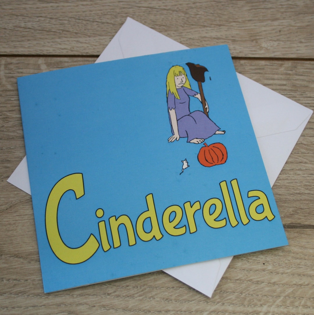 Cinderella Pantomime Greetings Card - Etsy