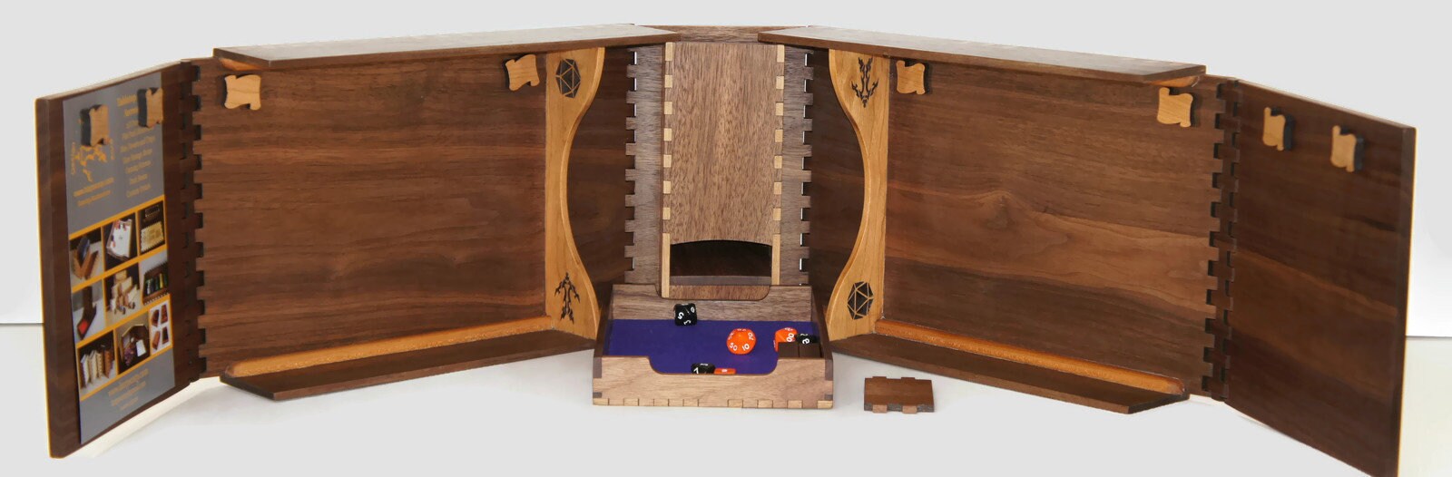 Hardwood Dungeon/Game Master DM/GM Screen with Dice Tower | Etsy