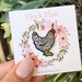 Enamel Chicken Pin Cute Chicken Pin Plymouth Rock Chicken - Etsy