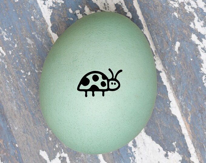 Ladybug Mini Egg Stamp Chicken Egg Stamp Fresh Eggs Chickens Farmhouse ...