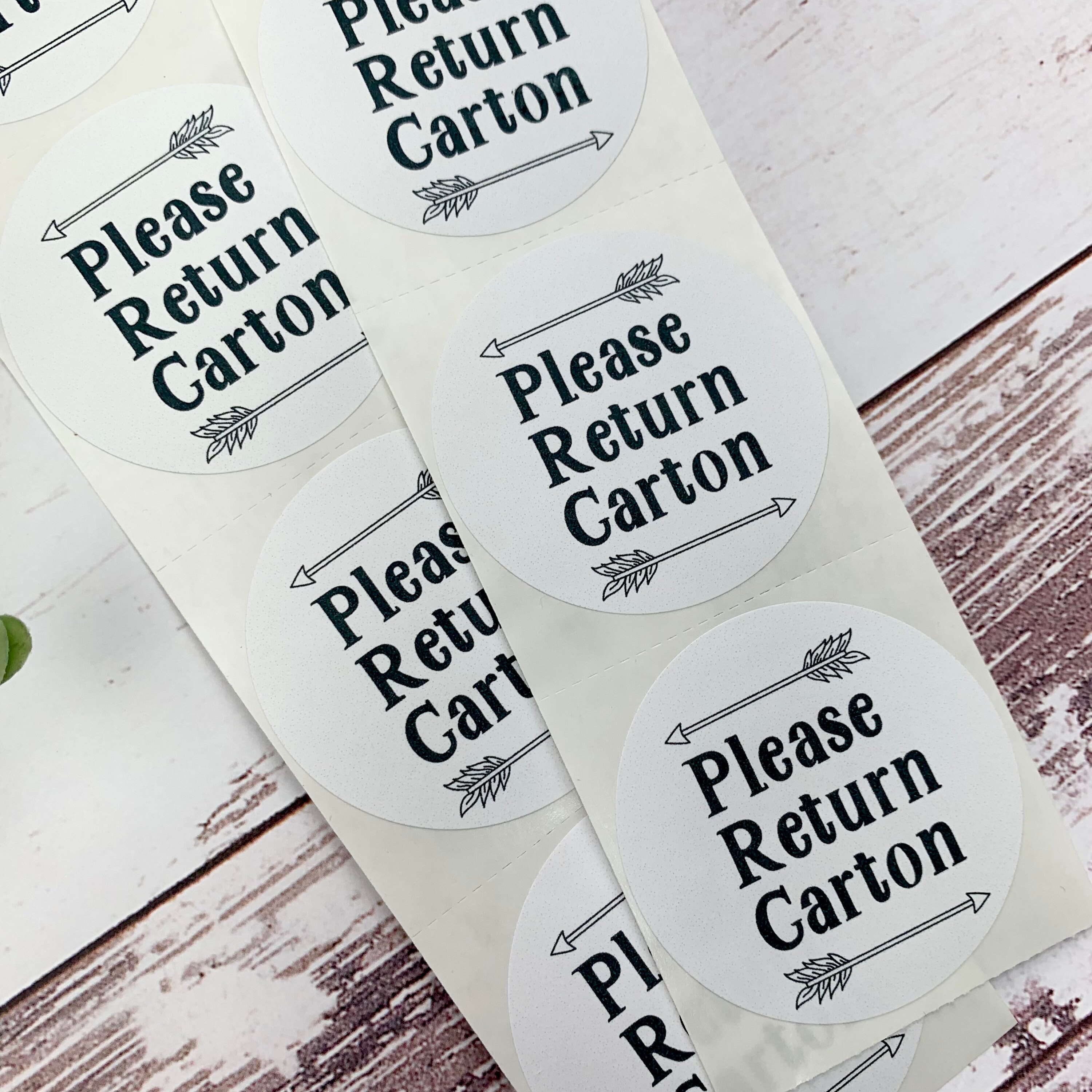 Please Return Carton Egg Carton Stickers Fresh Eggs Egg | Etsy
