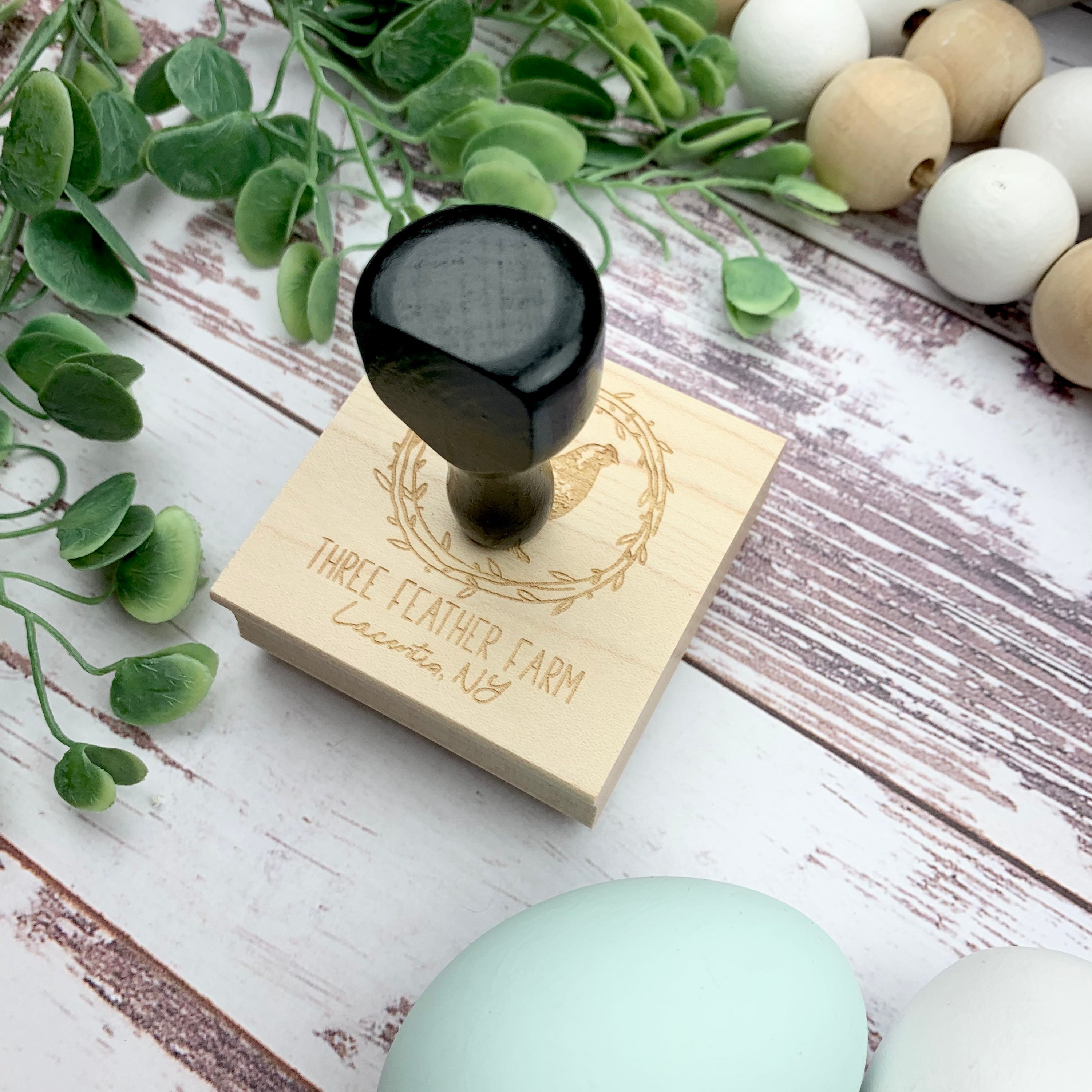 CUSTOM Egg Carton Stamp Personalized Egg Carton Stamp - Etsy