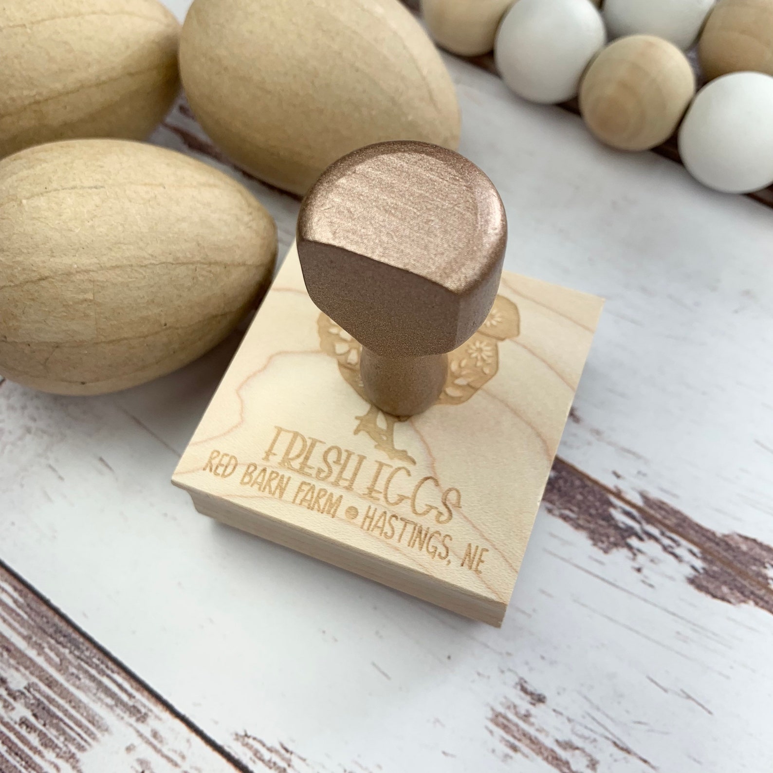 CUSTOM Egg Carton Stamp Personalized Egg Carton Stamp - Etsy