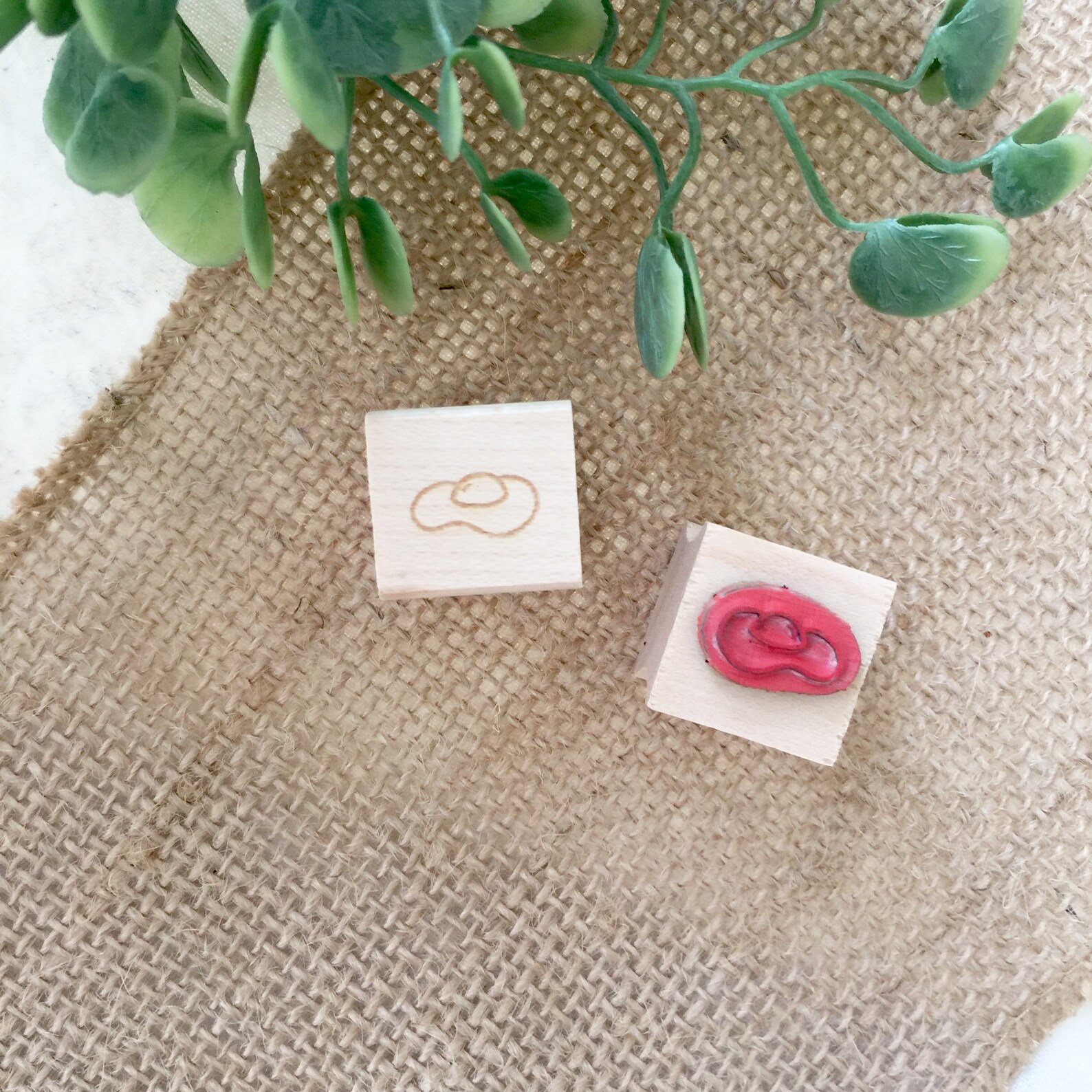 Egg Stamp Fried Egg Mini Egg Stamp Funny Egg Stamp - Etsy