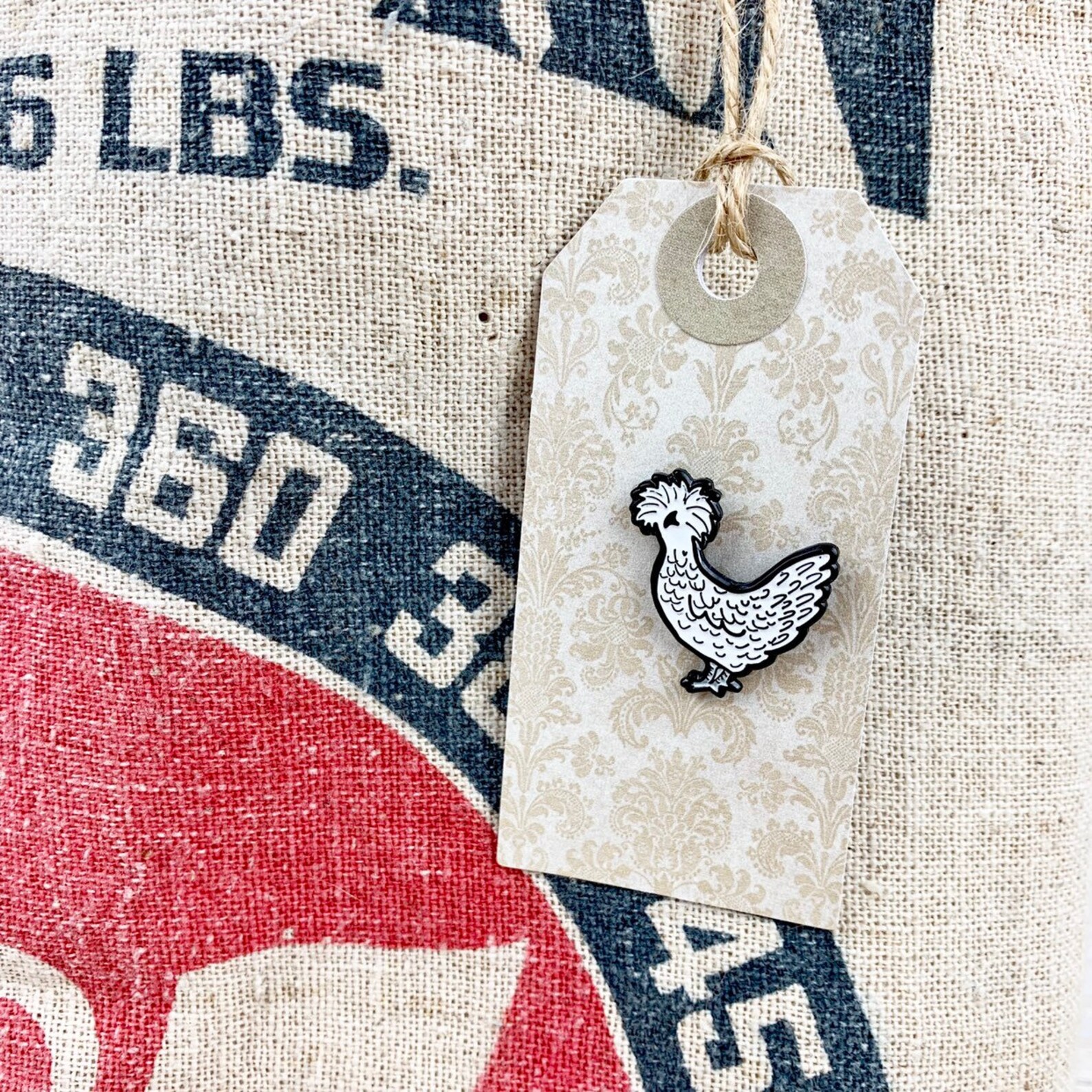 Enamel Chicken Pin Polish Chicken Cute Chicken Pin Farm - Etsy
