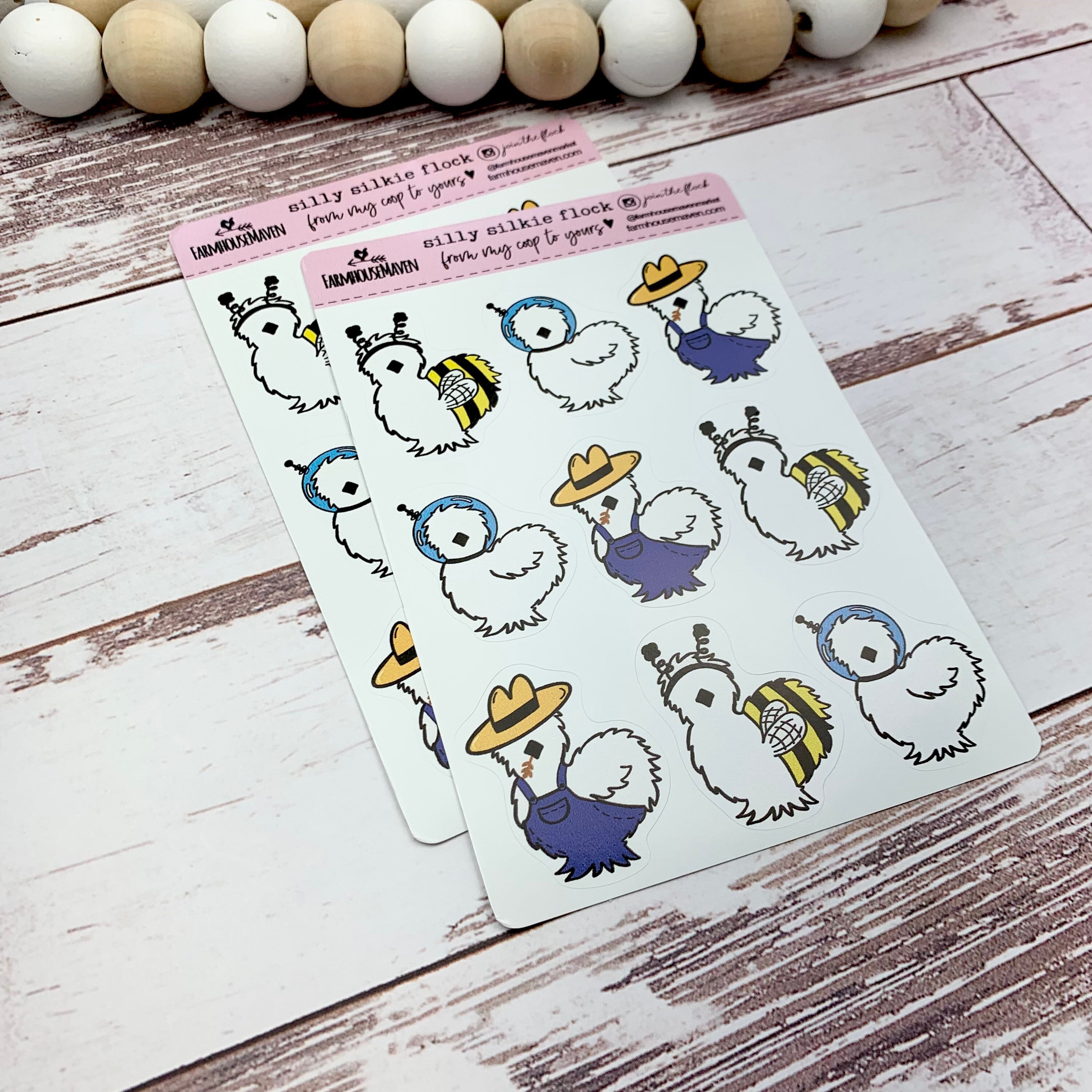 Silkie Sticker Set Free Shipping Silkie Egg Carton Stickers - Etsy