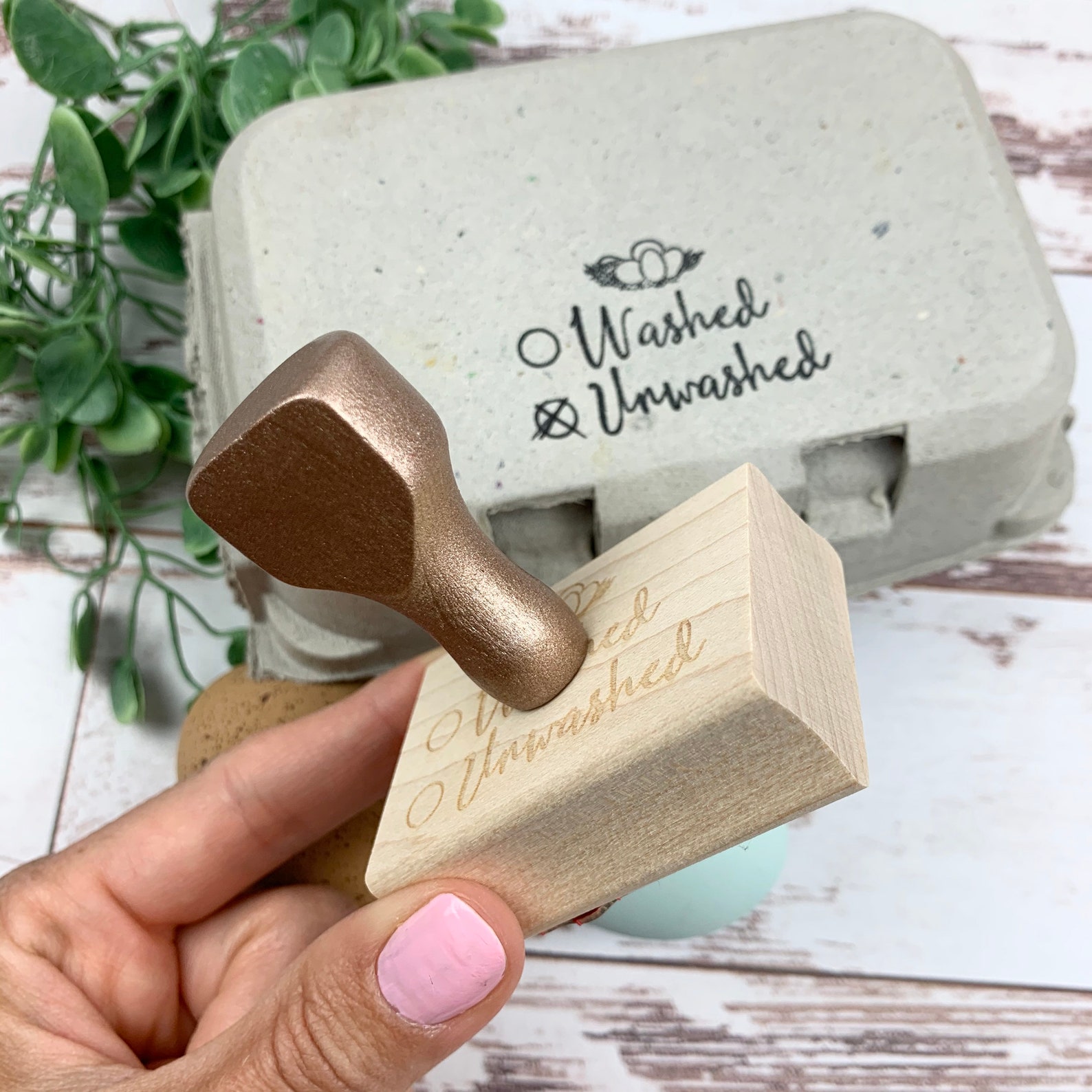 Washed Unwashed Eggs Stamp Egg Carton Stamp Egg Carton | Etsy