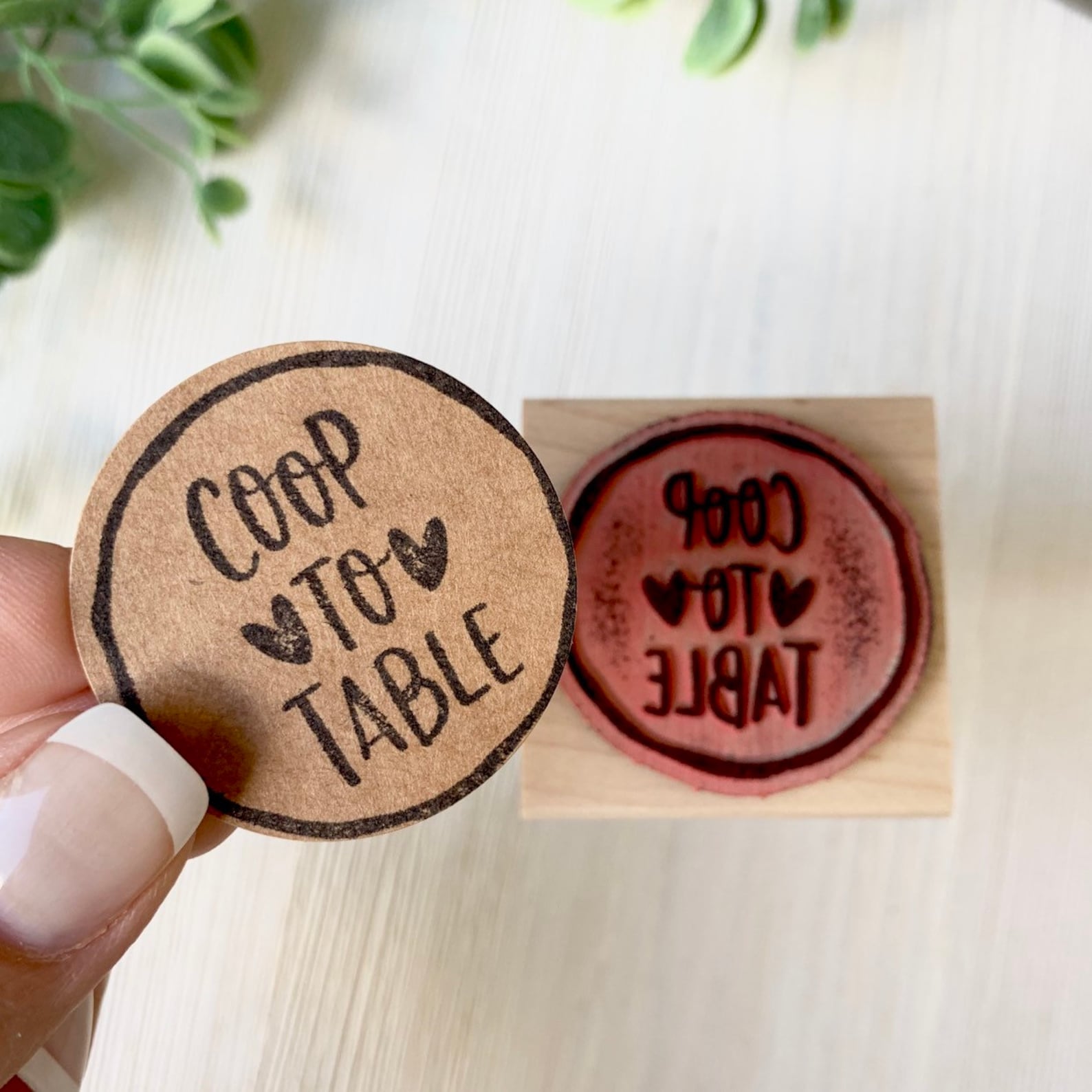 Coop to Table Stamp Egg Carton Stamp Egg Carton Egg - Etsy