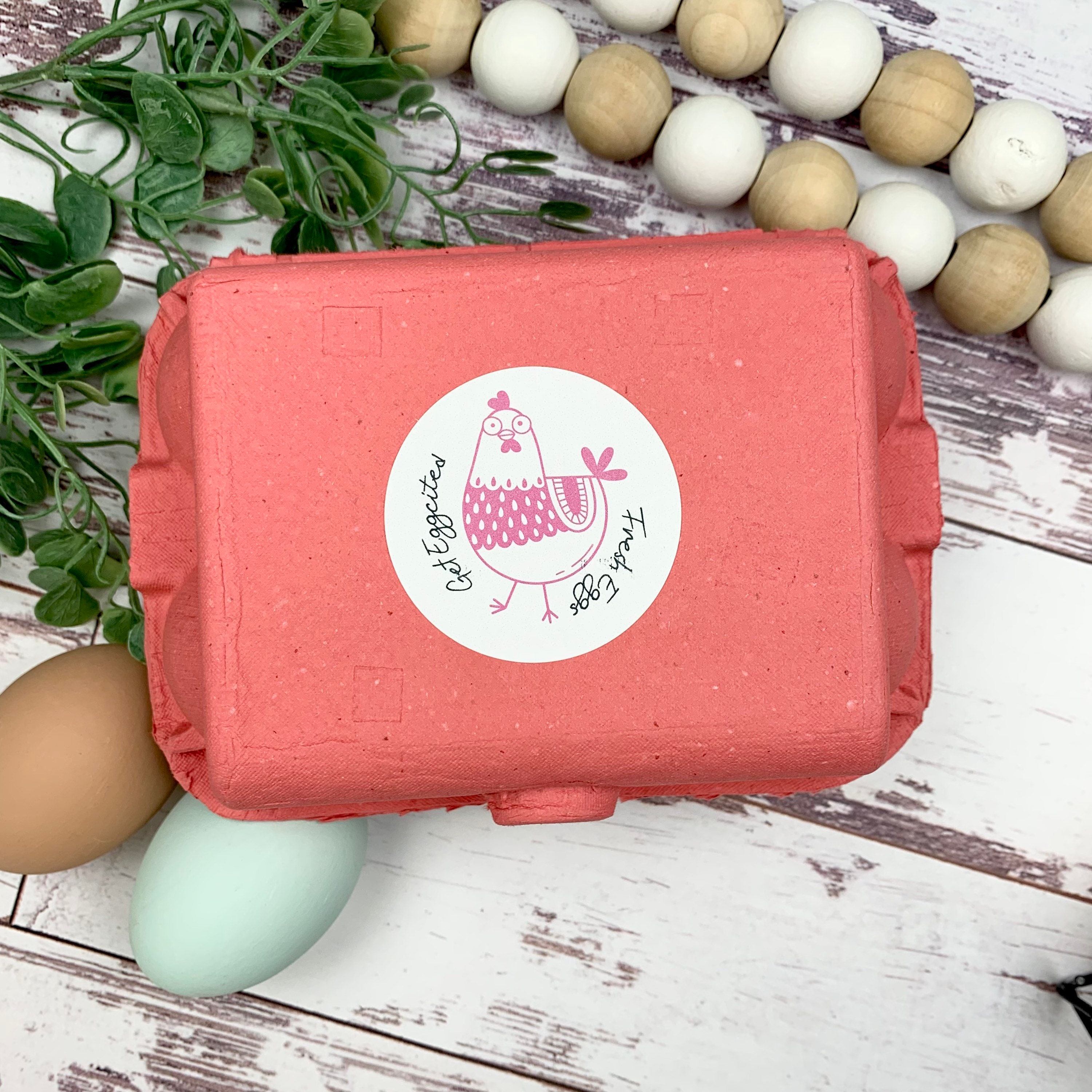 Get Eggcited Egg Carton Sticker Eggs for Sale Stickers - Etsy