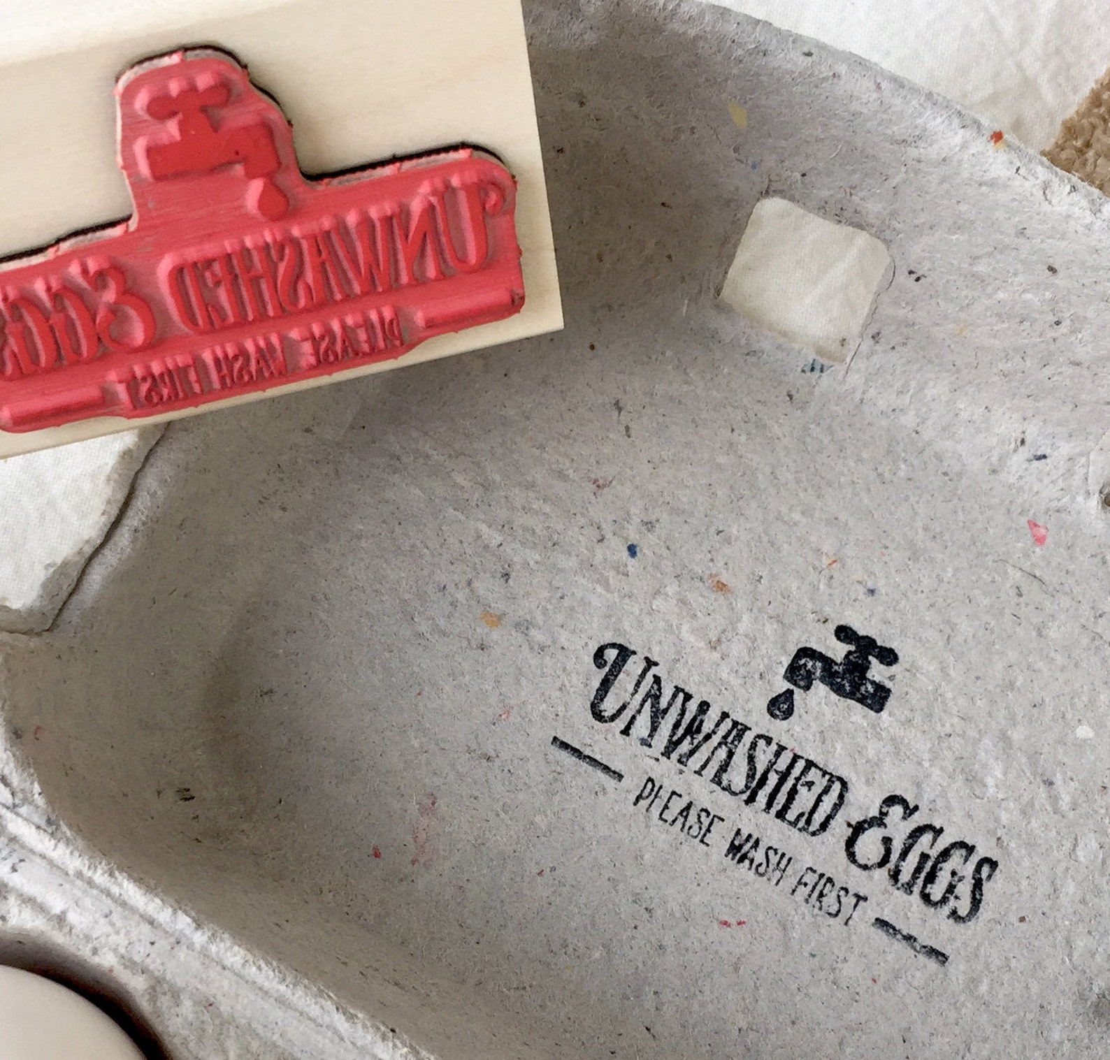 Unwashed Eggs Carton Stamp Egg Carton Stamp Egg Carton - Etsy