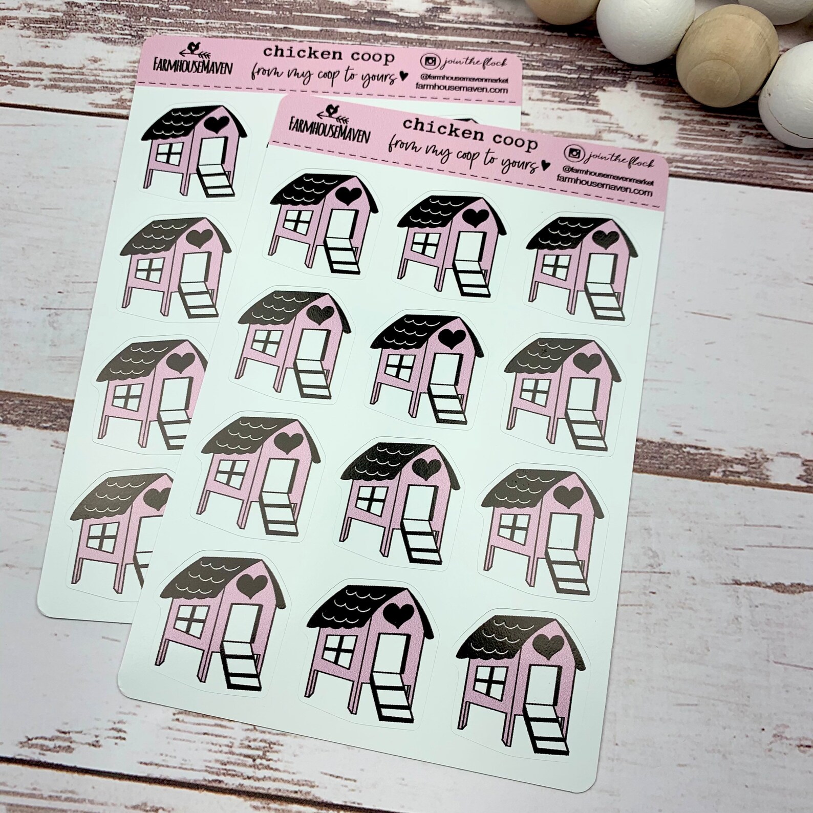 Chicken Coop Stickers Free Shipping Egg Carton Stickers - Etsy
