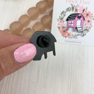 Enamel Chicken Coop Pin - Cute Chicken Pin - Farm Pin - Chicken Gift ...