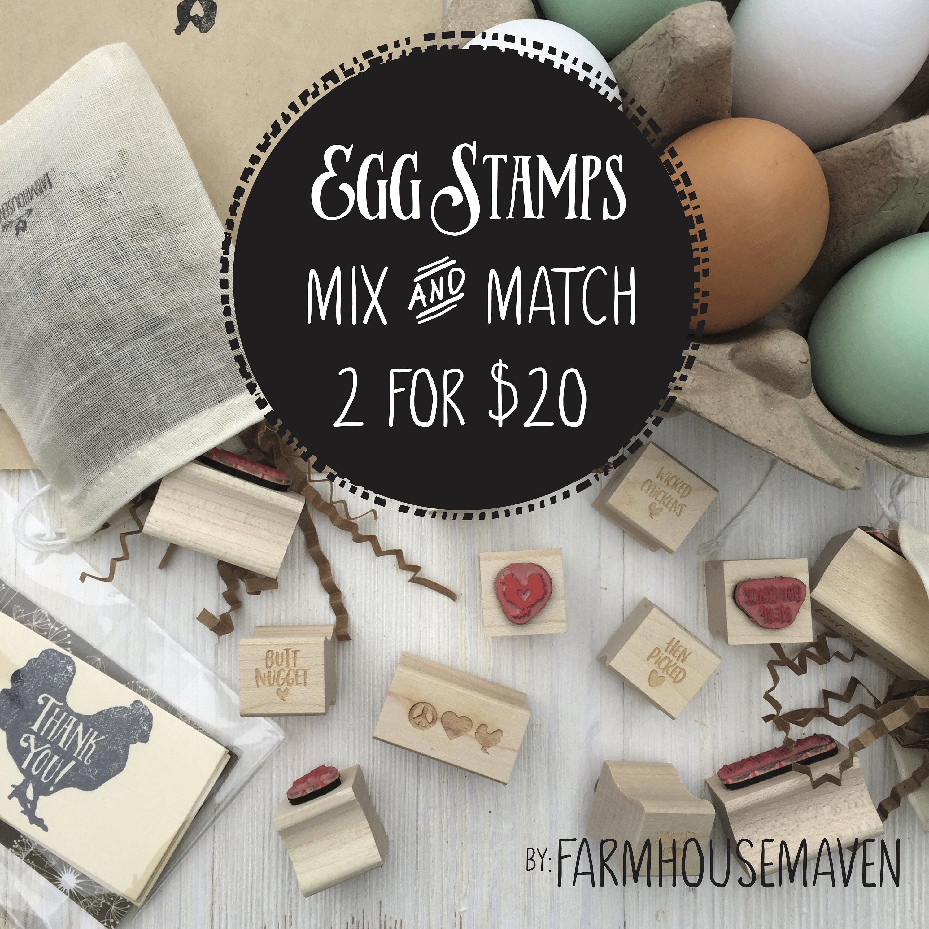 Chicken Tracks Egg Carton Stamp Stamp for Egg Carton Egg | Etsy