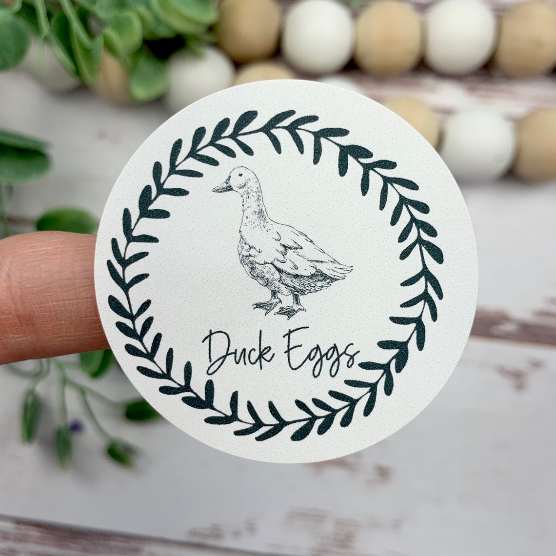 Duck Egg Carton Stickers Farm Fresh Stickers Egg Carton | Etsy