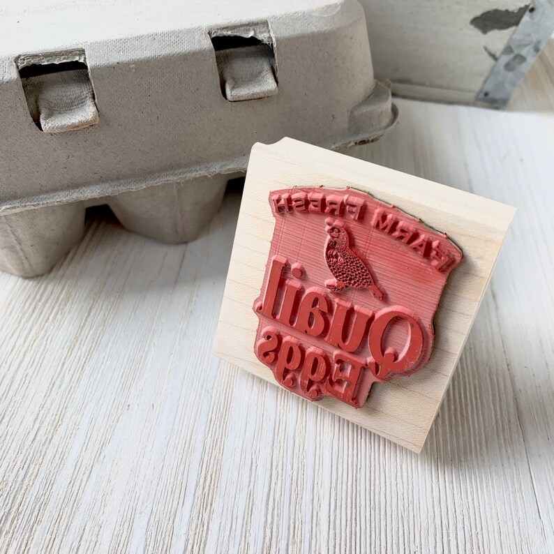 Quail Eggs Carton Stamp Egg Carton Stamp Quail Eggs | Etsy