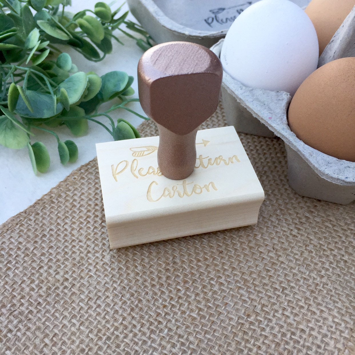 Please Return Carton Stamp Egg Carton Stamp Egg Carton - Etsy