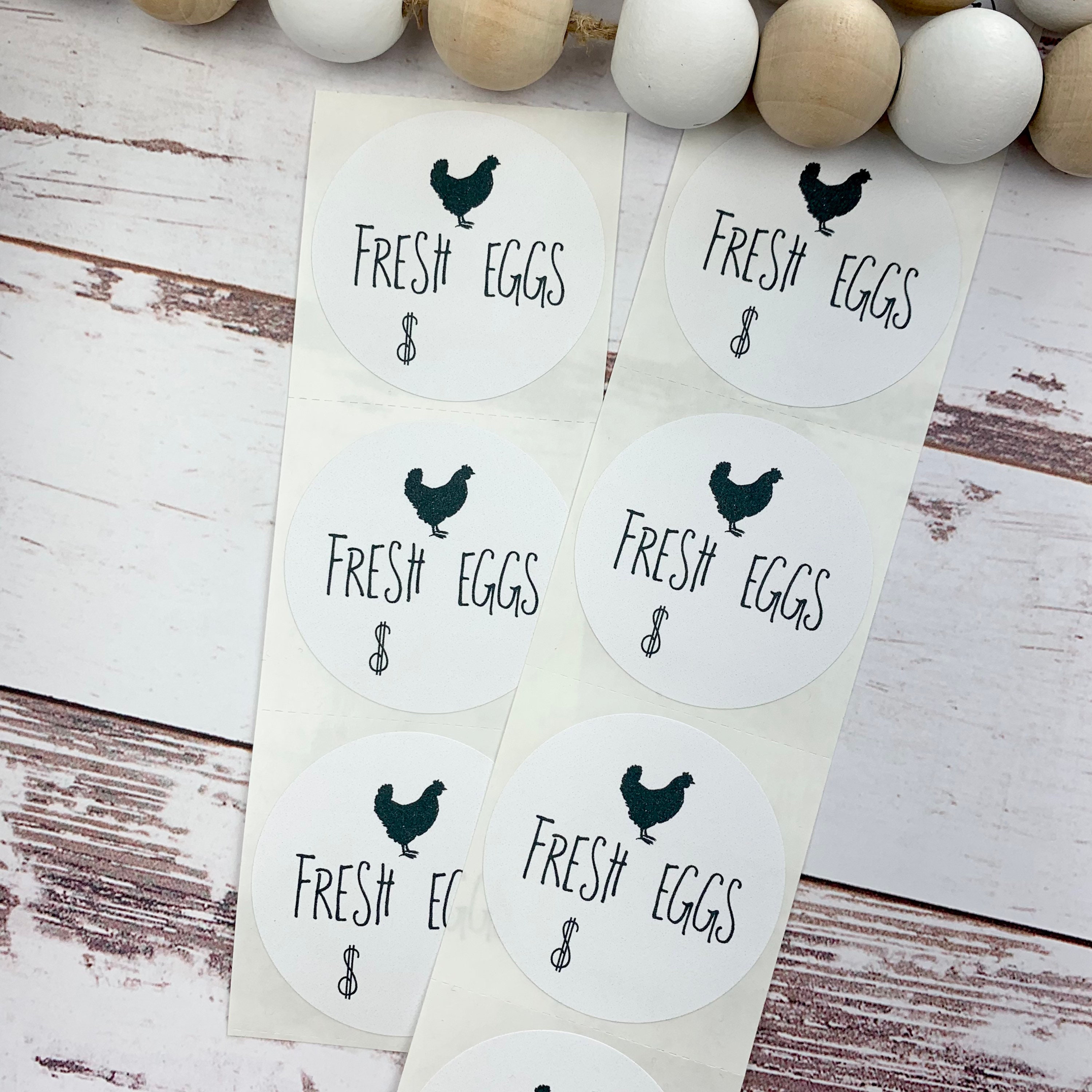 Egg Carton Price Label Price Tag Fresh Eggs Egg Carton | Etsy