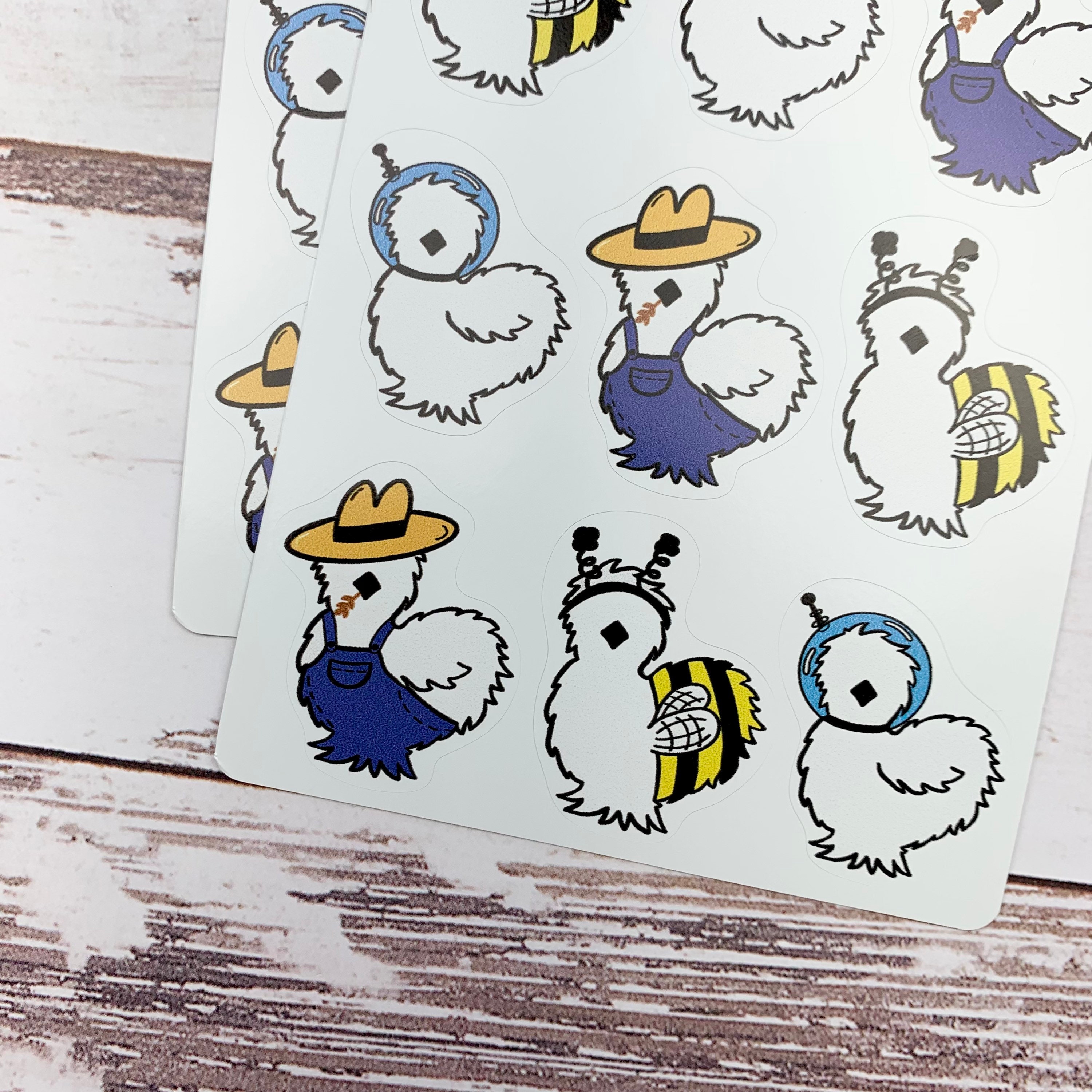 Silkie Sticker Set Free Shipping Silkie Egg Carton Stickers - Etsy