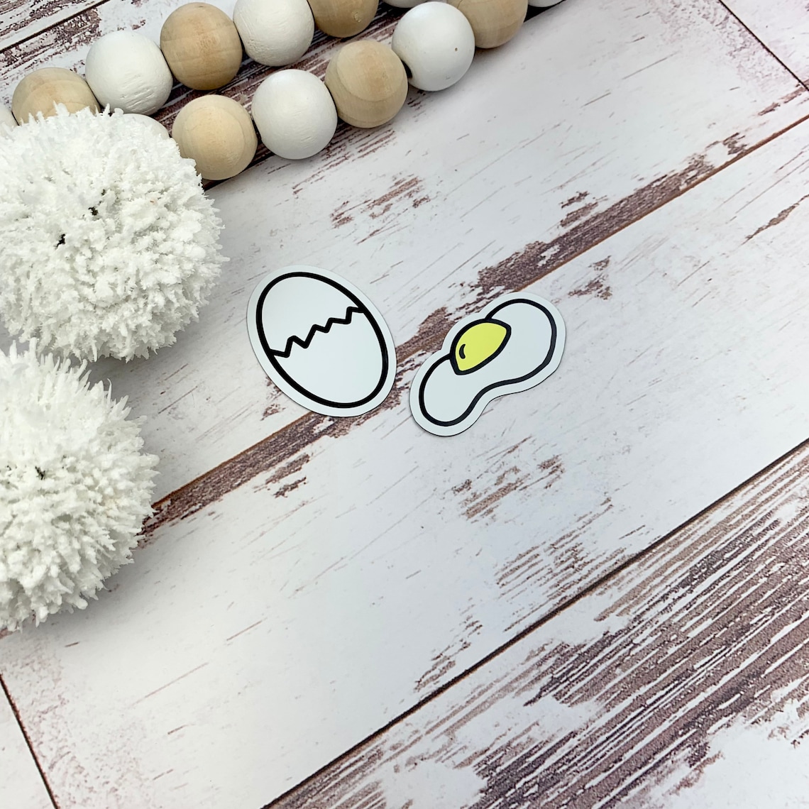 Set of 2 Egg Magnets Funny Egg Fridge Magnet Chicken | Etsy