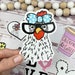 Cute Chicken Bumper Sticker Set of 6 - Chicken Lover Gift Idea ...