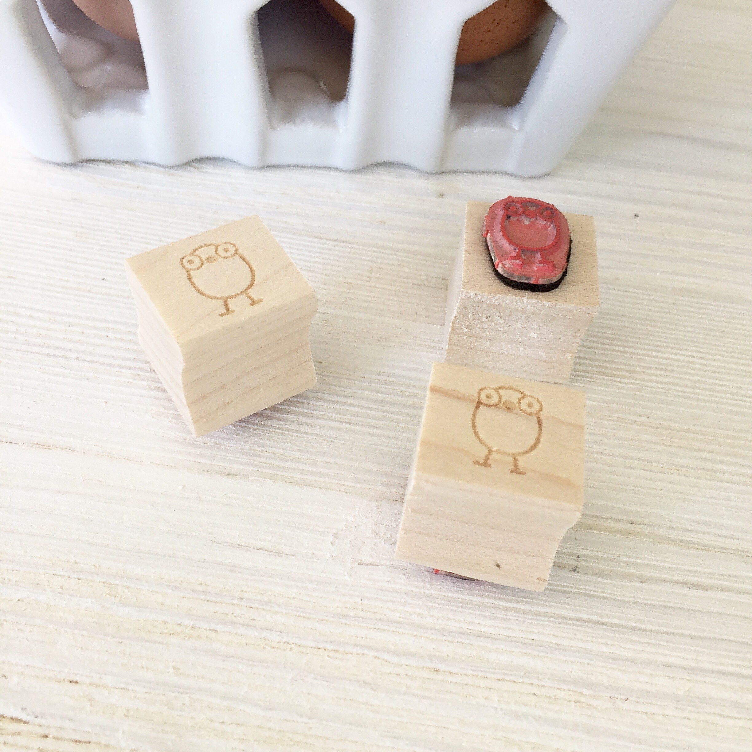 Egg Stamp Cute Little Chicken Stamp Mini Egg Stamp - Etsy