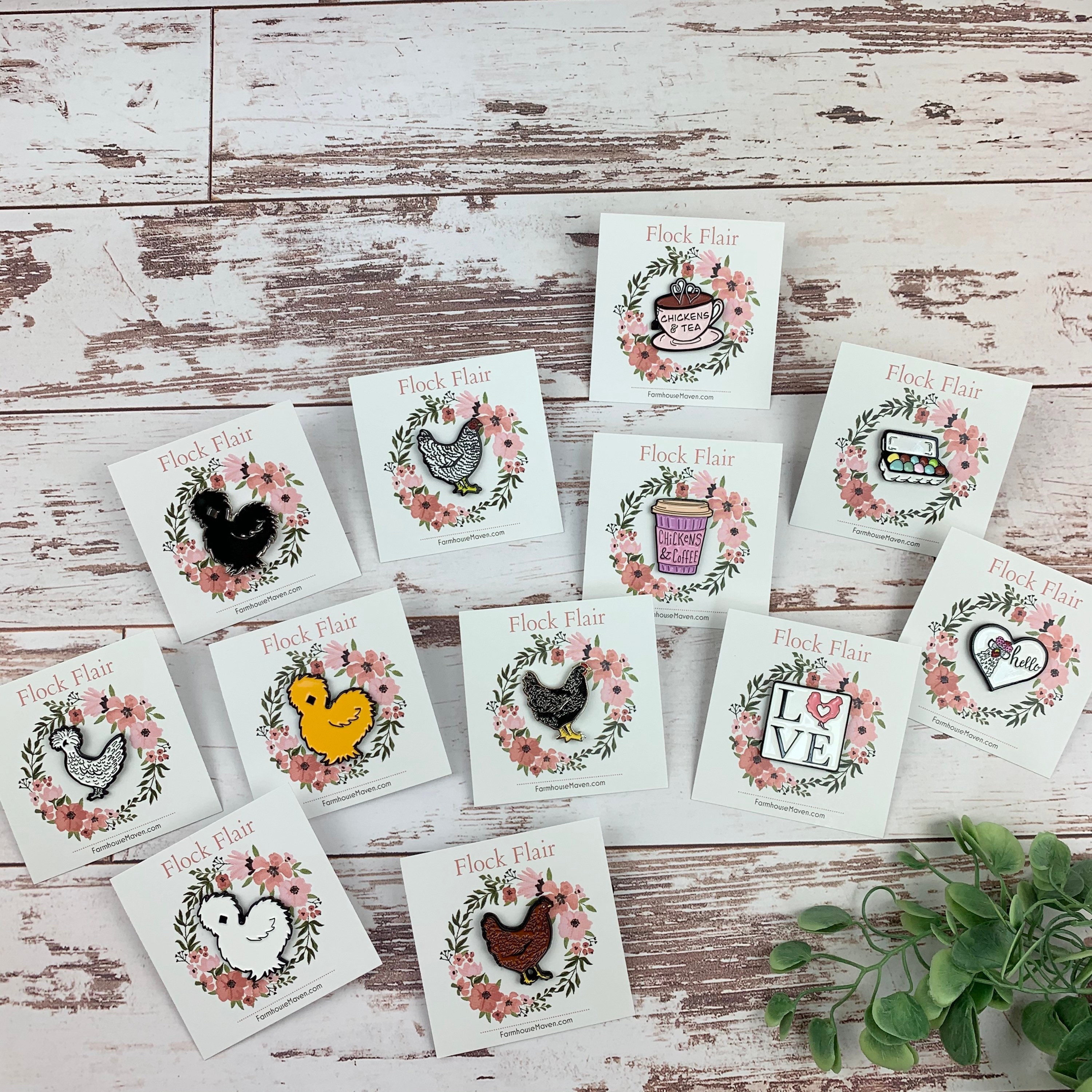 Enamel Chicken Pin Cute Chicken Pin Rhode Island Red Hen | Etsy