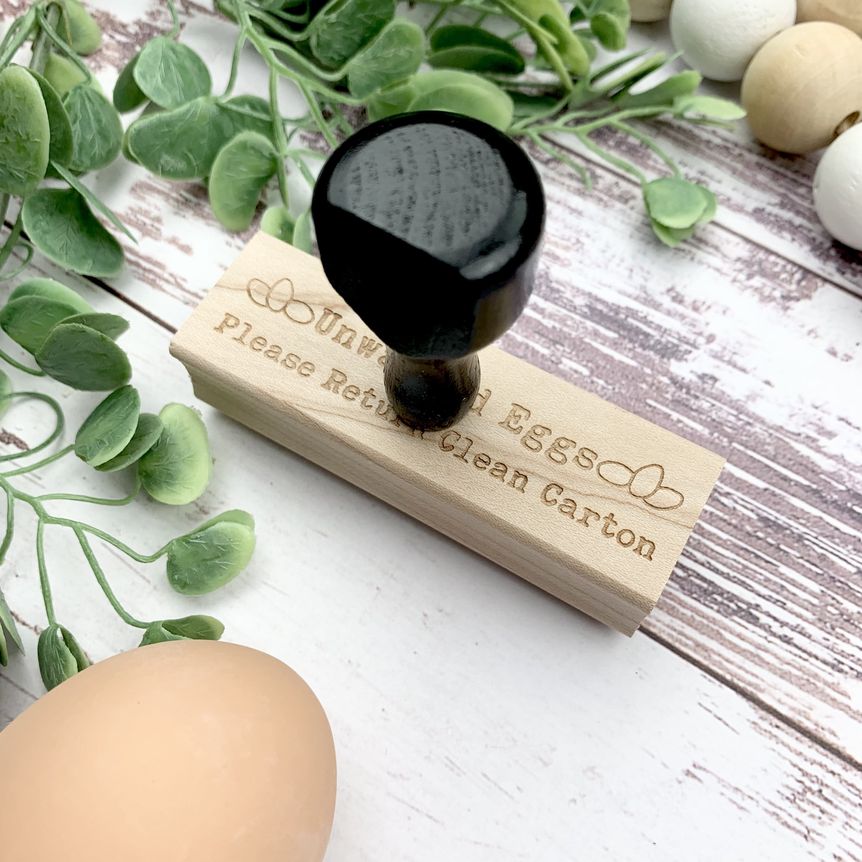 Unwashed Eggs Please Return Carton Egg Carton Stamp Fresh - Etsy