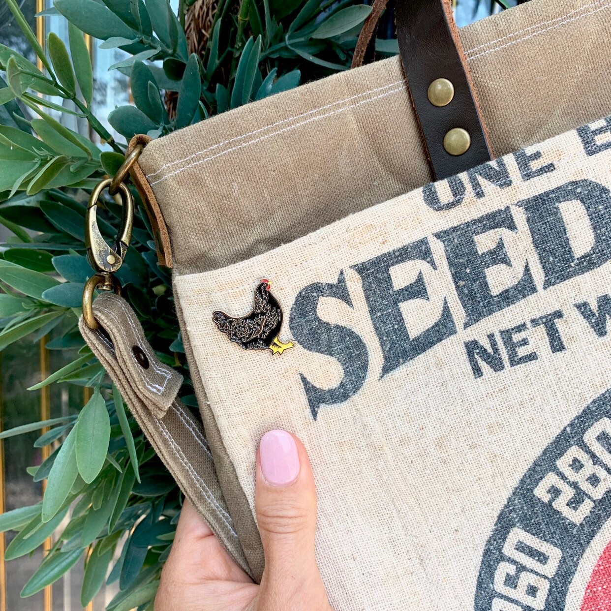 Enamel Chicken Pin Cute Chicken Pin Black Orpington - Etsy