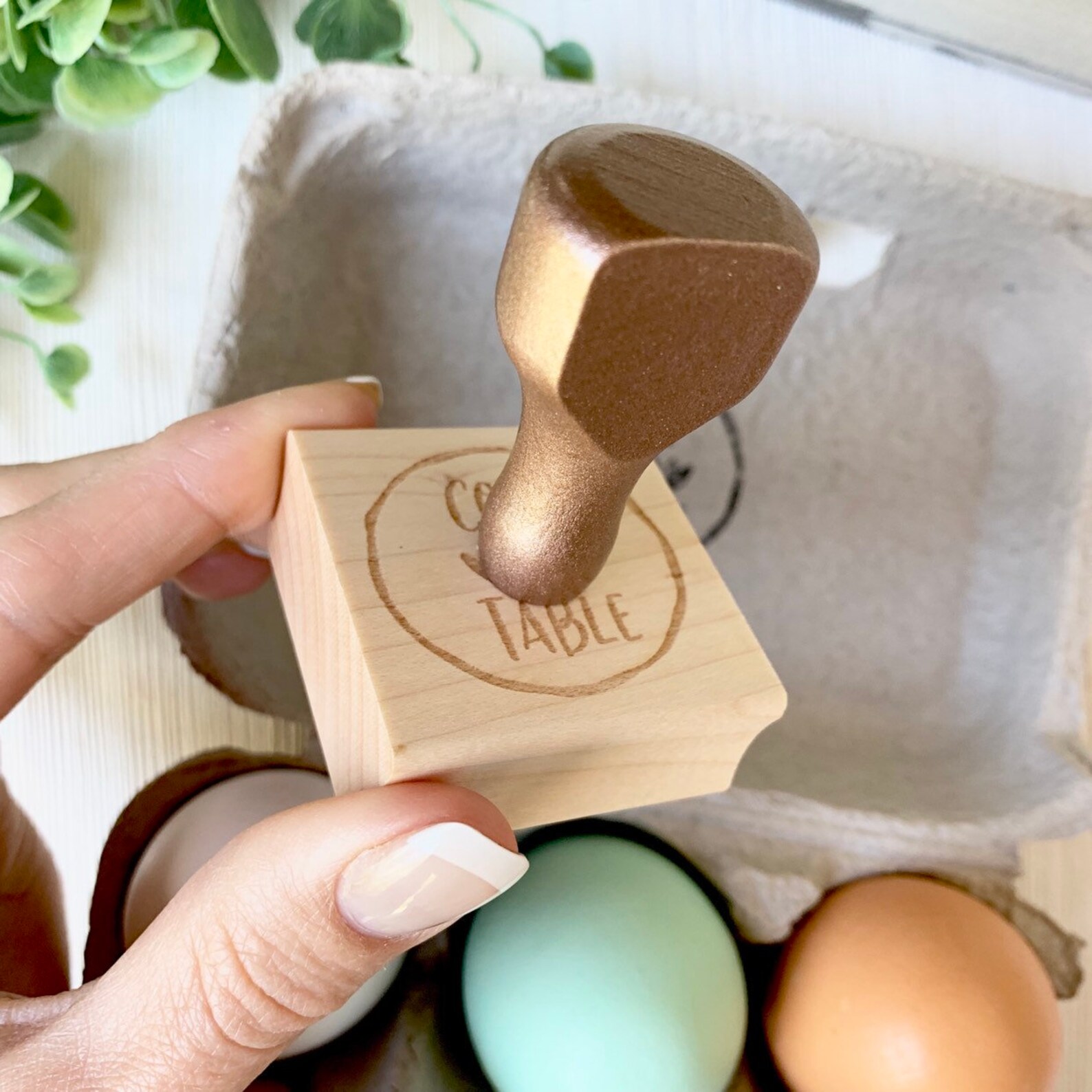 Coop to Table Stamp Egg Carton Stamp Egg Carton Label | Etsy