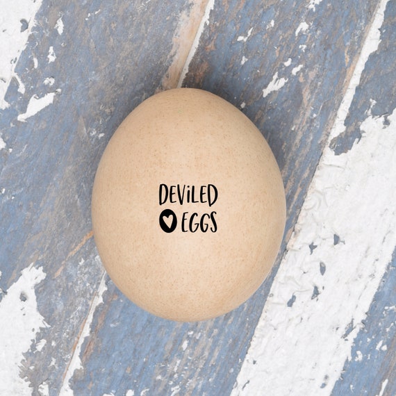 Egg Stamp Deviled Eggs Chicken Coop Stamp Chicken Egg - Etsy