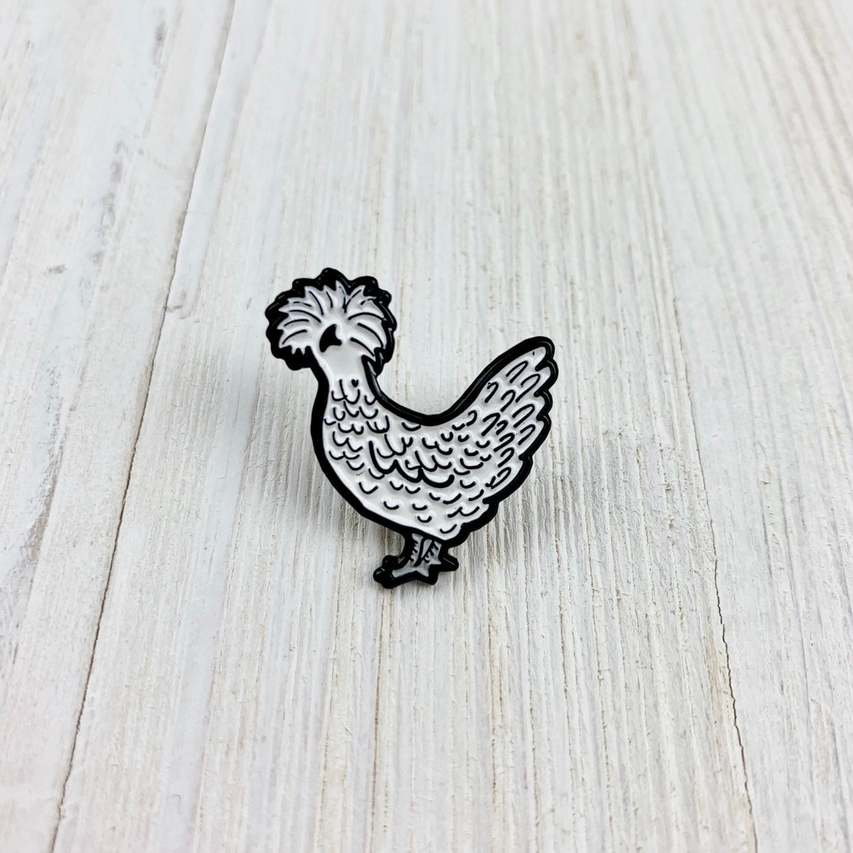 Enamel Chicken Pin Polish Chicken Cute Chicken Pin Farm - Etsy